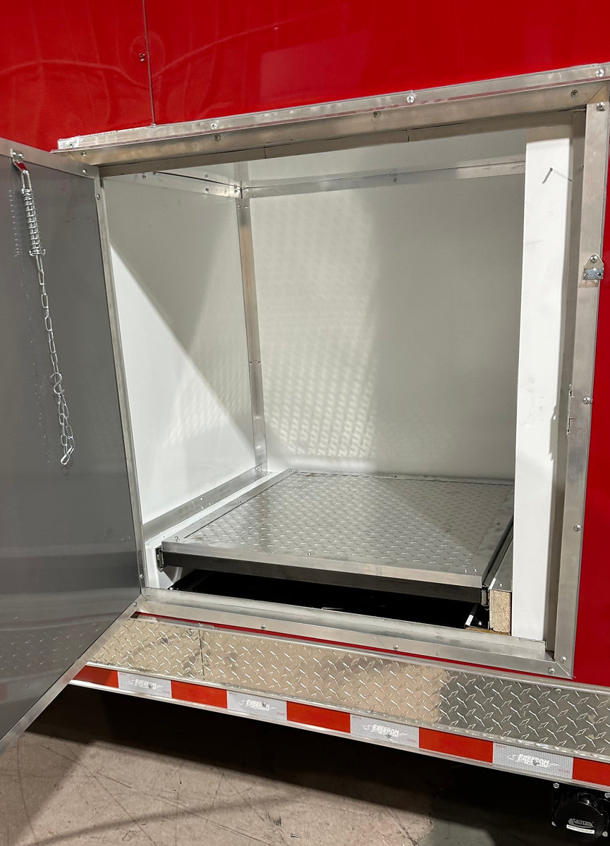 Insulated Generator Compartment w/ Exterior Door, Slides and Tray ...